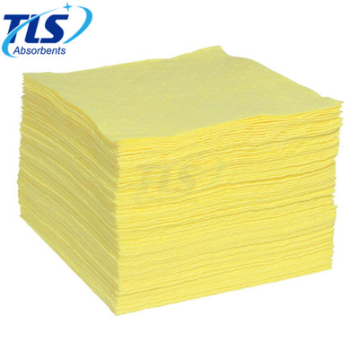 Yellow Embossed Hazmat Chemical Absorbent Spill Pads from China ...